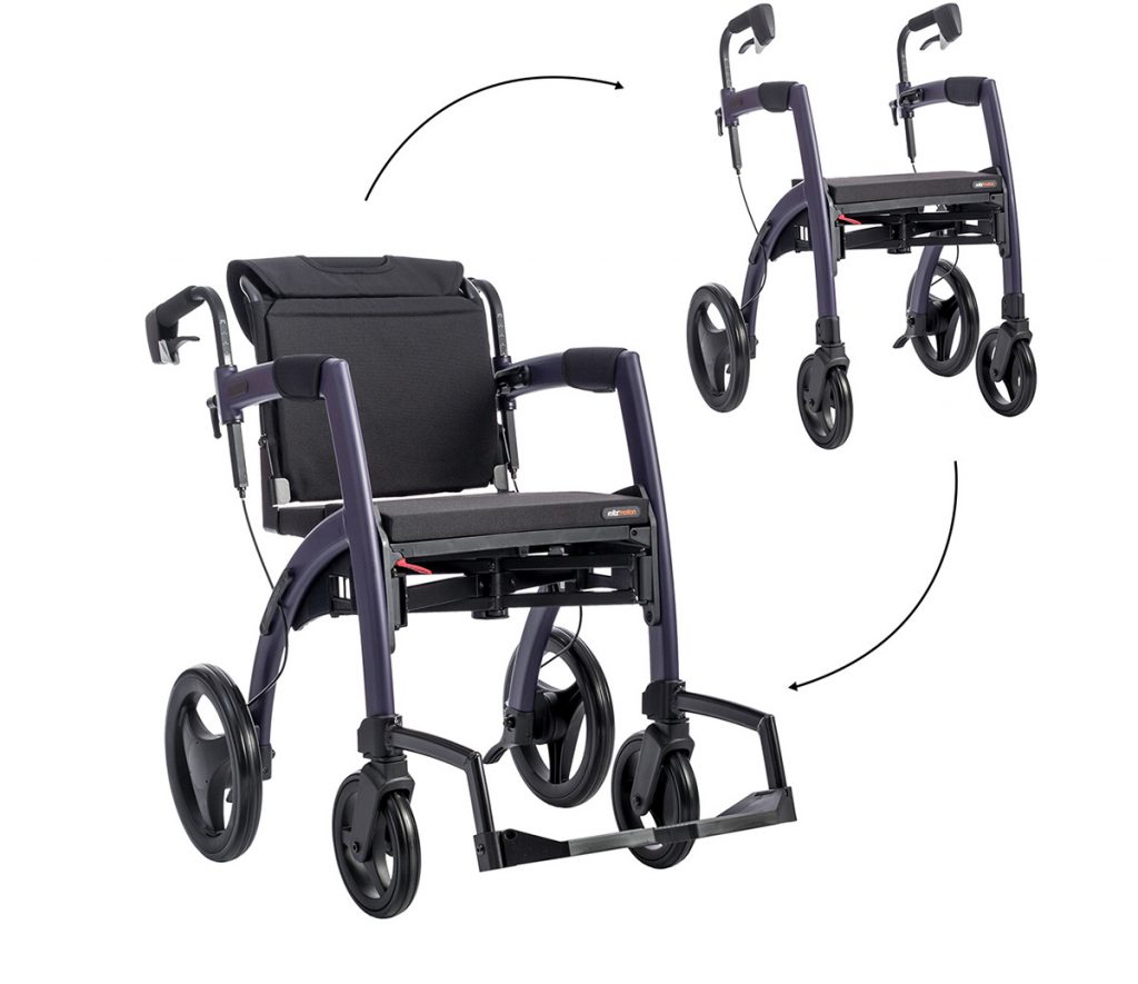 Walker Wheelchair Combo | Stable & Sturdy