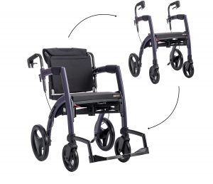 2 in 1 Rollator Wheelchair - Rollz Motion