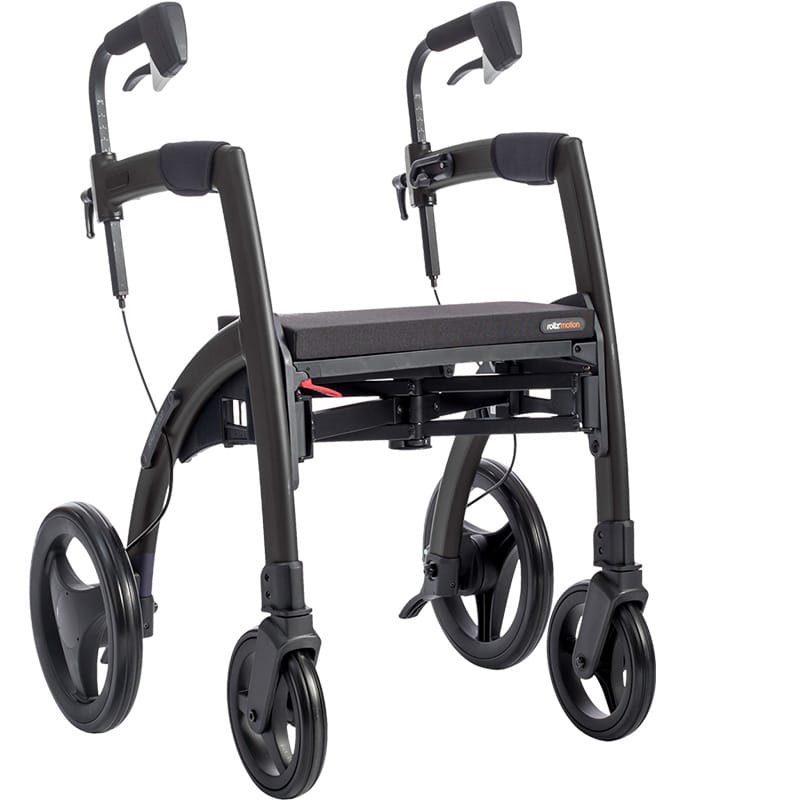 Rollator walker and wheelchair in one for great trips | Rollz Motion