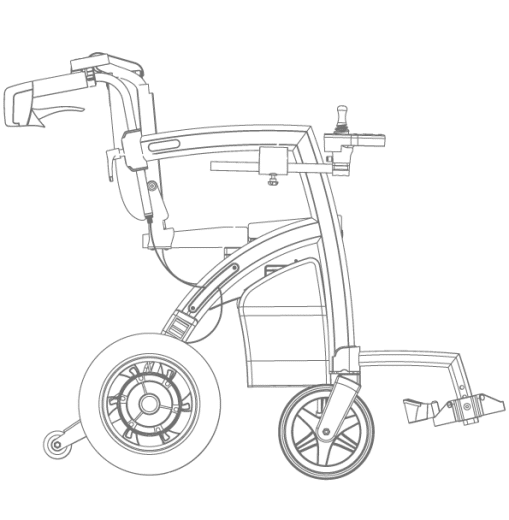 3 in 1 Rollator walker/ Electric Wheelchair – Rollz UK